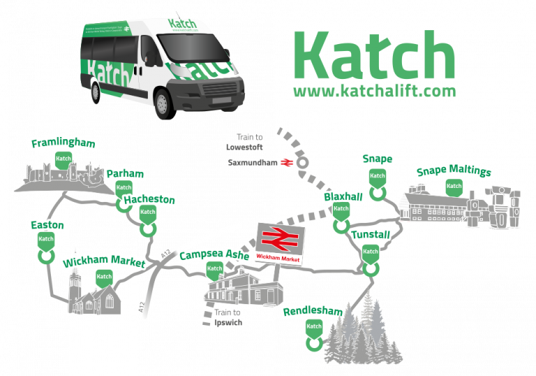 Katch Bookable Bus – East Suffolk Lines